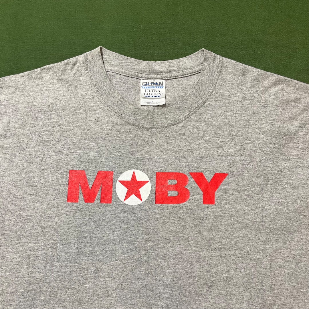 Vintage 00s Y2K Moby Band Tour Artist Music Little Idiot Graphic T ...