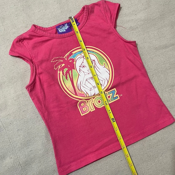 Vintage 00s Y2K Kids youth Bratz Doll Tank Top Shirt Pink Size 6 7 Etsy Australia