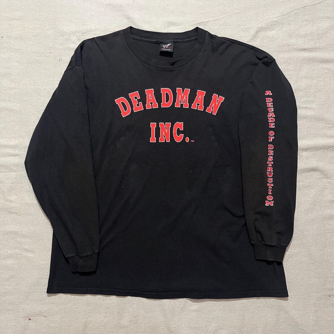 Vintage 00s Y2K WWF the Undertaker Deadman Inc Biker Motorcycle ...