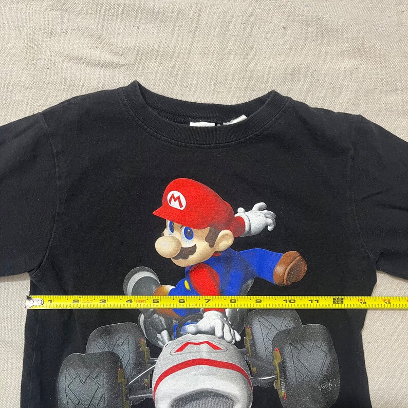 Vintage 00s Y2K Mario Kart Nintendo DS Longsleeve Graphic T-shirt Size ...