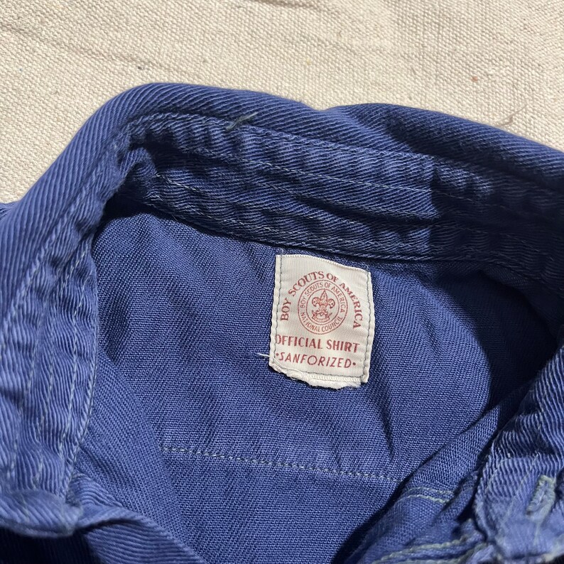 Vintage 70s Cub Scouts Button Down Shirt - Cedar Rapids Iowa - Youth ...