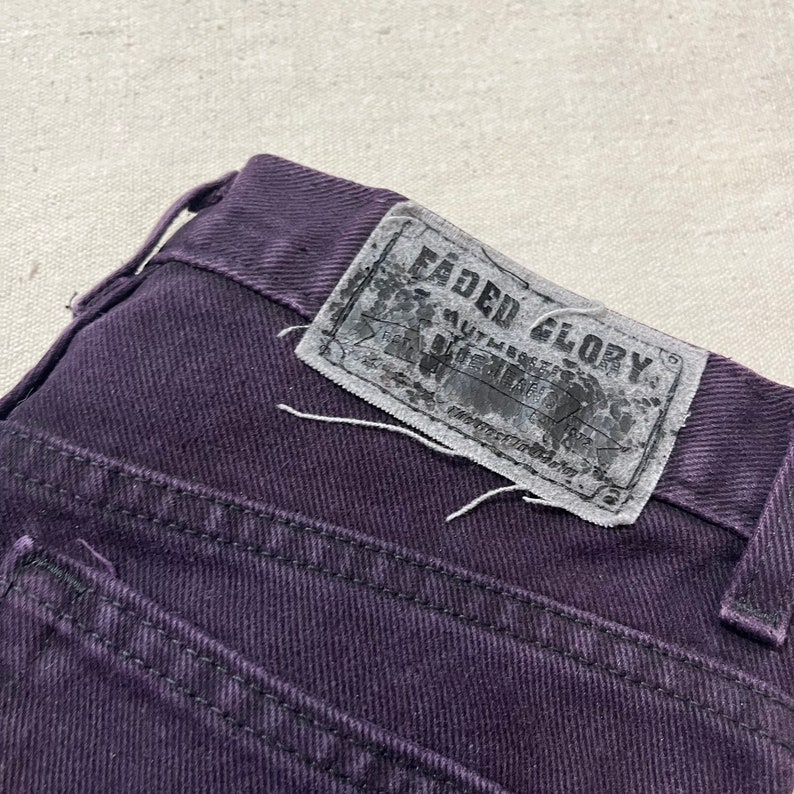 Vintage 00s Y2K Femme Faded Glory Purple Denim Jeans Size 27x27.5 - Etsy