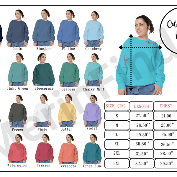 Swiftpod Color Chart - Etsy