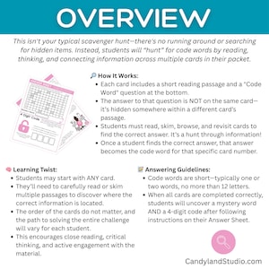 Financial Literacy Printable Scavenger Hunt for Middle High School ...