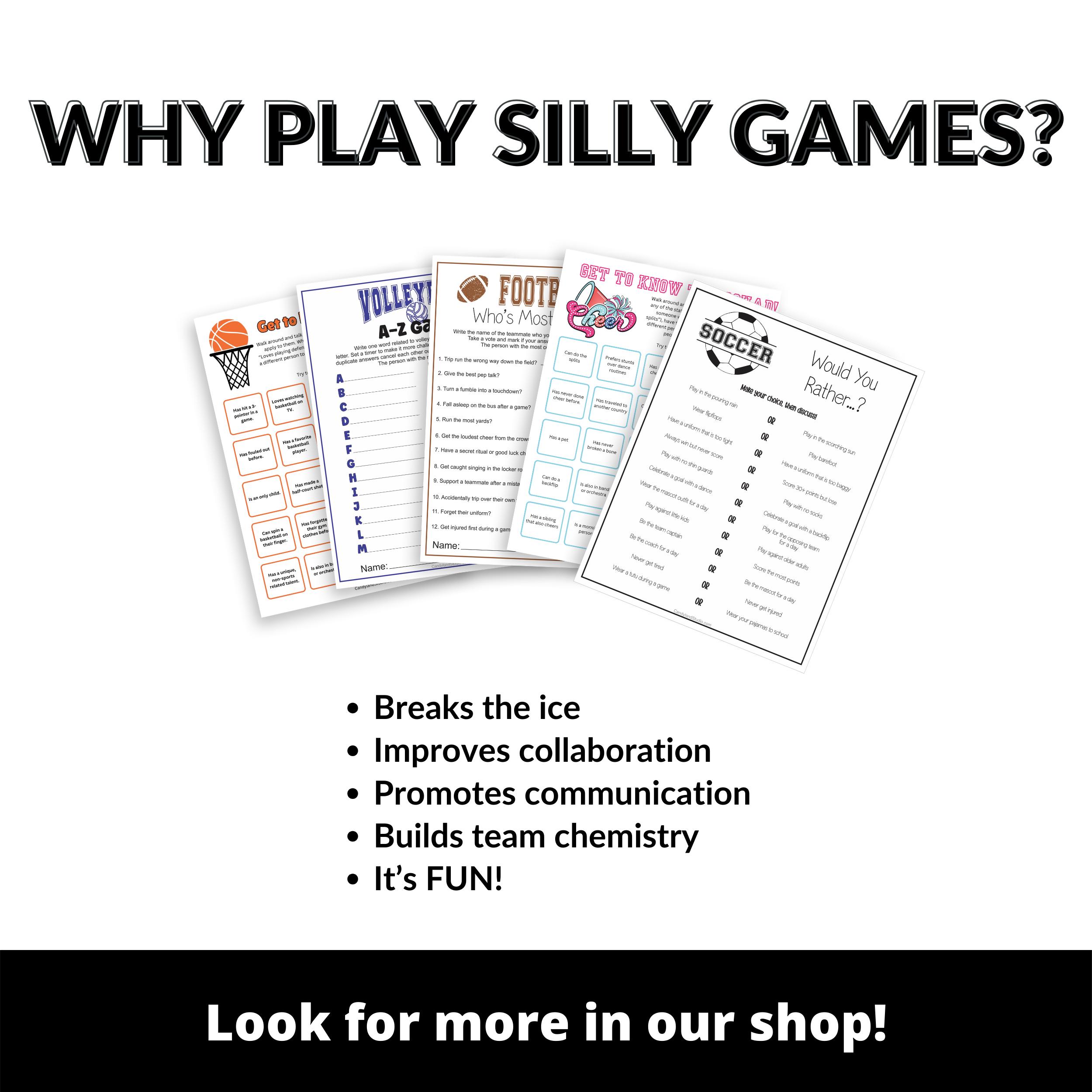 Football Get to Know Me Team Building Ice Breaker Printable Teen ...