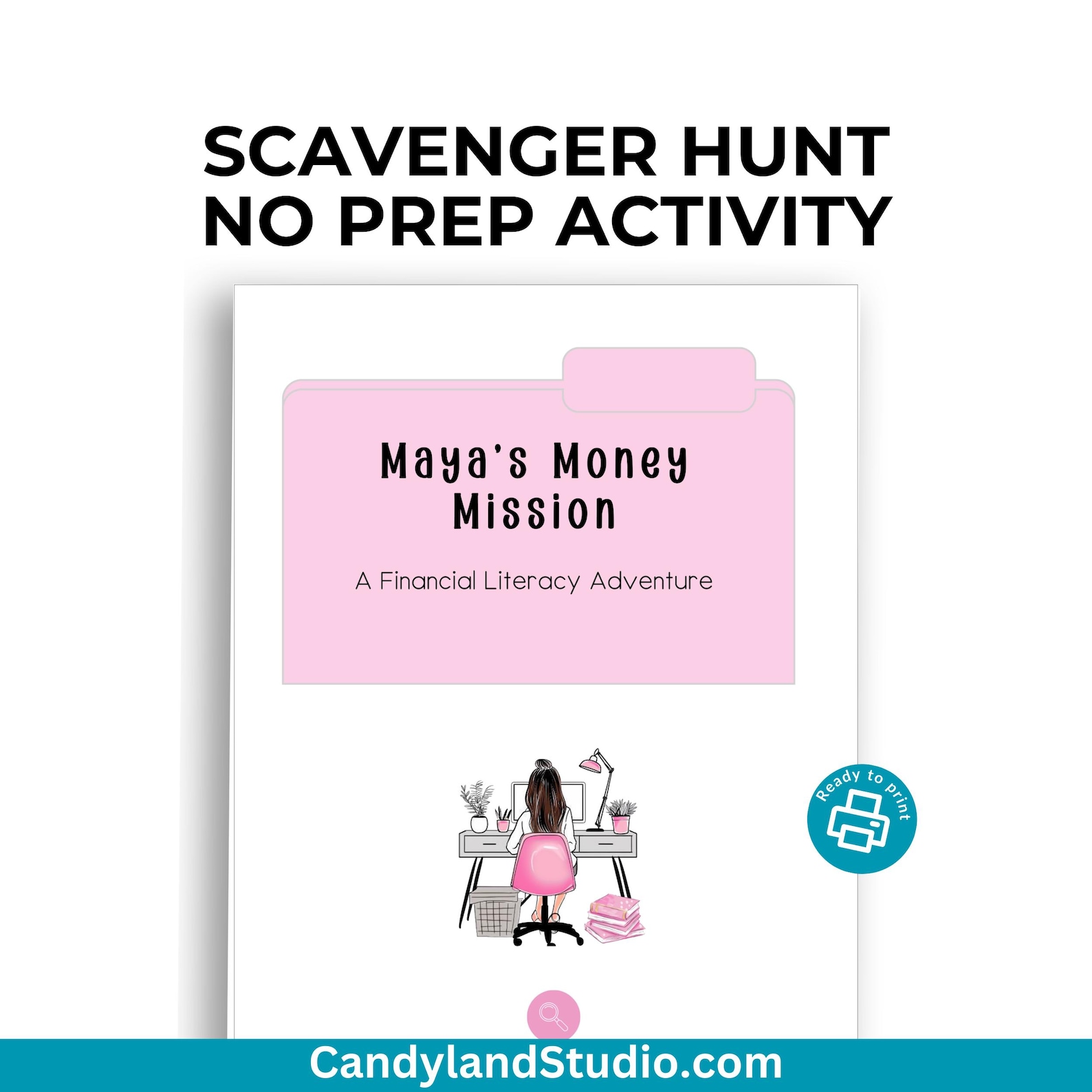 Financial Literacy Printable Scavenger Hunt for Middle High School ...