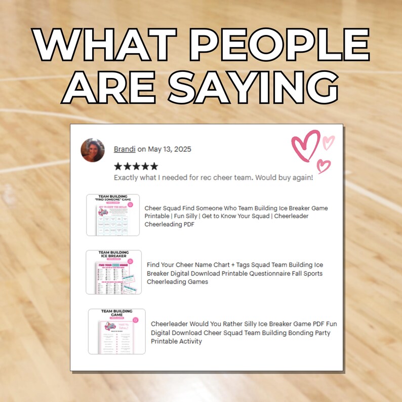 Find Your Cheer Name Chart + Tags Squad Team Building Ice Breaker ...