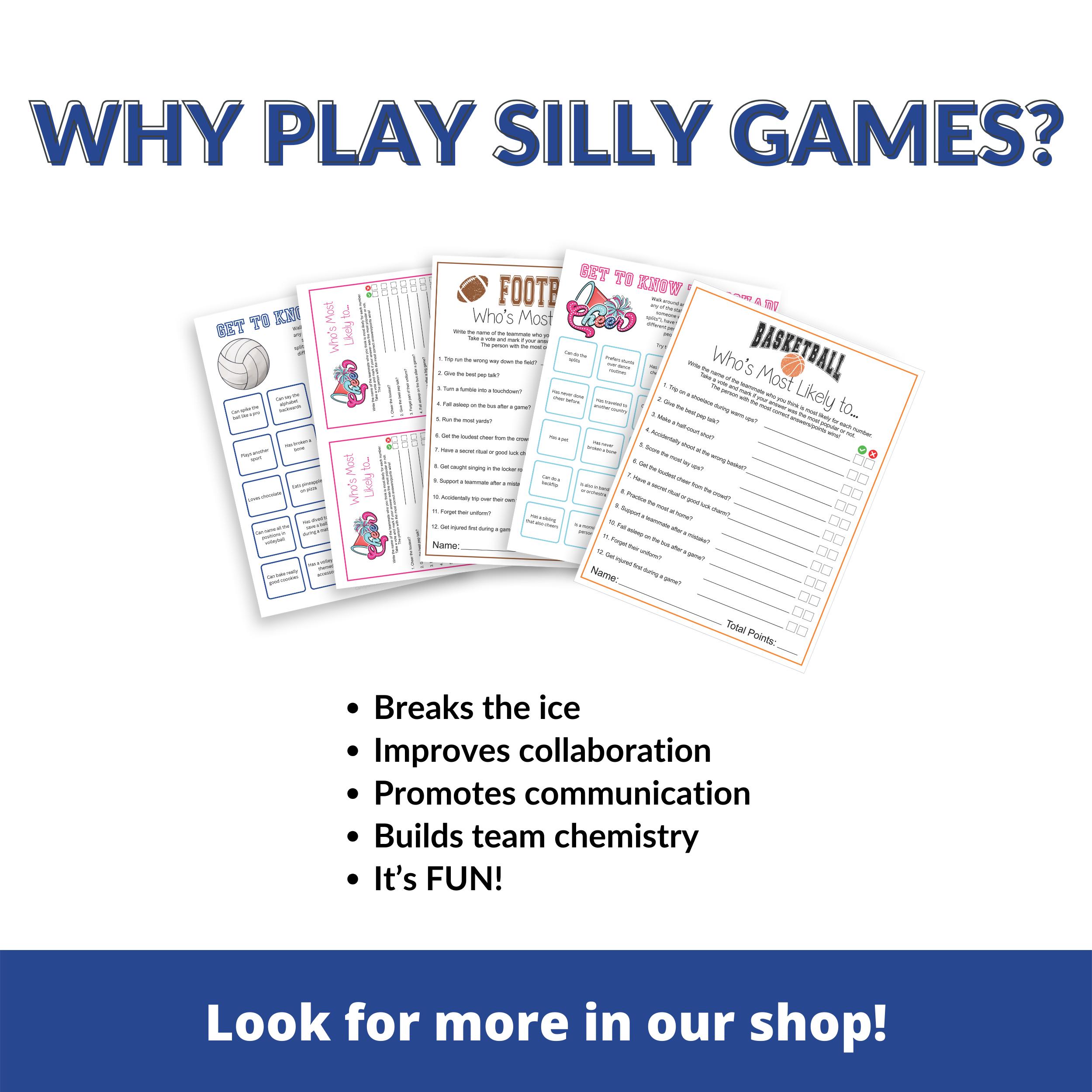 Volleyball Would You Rather Team Building Game Digital Download PDF Fun ...