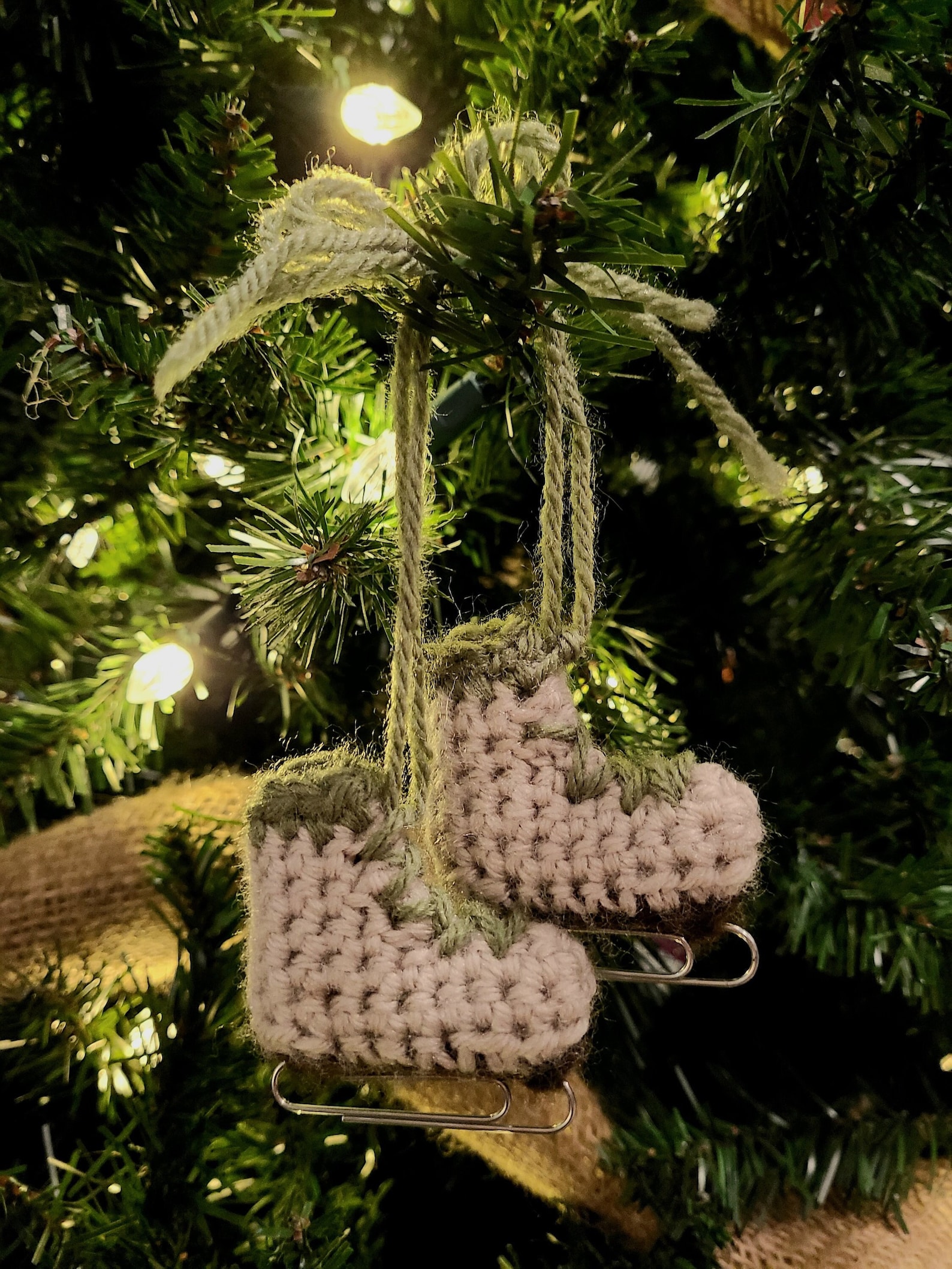 Paperclip Ice Skate Crochet Pattern - Etsy