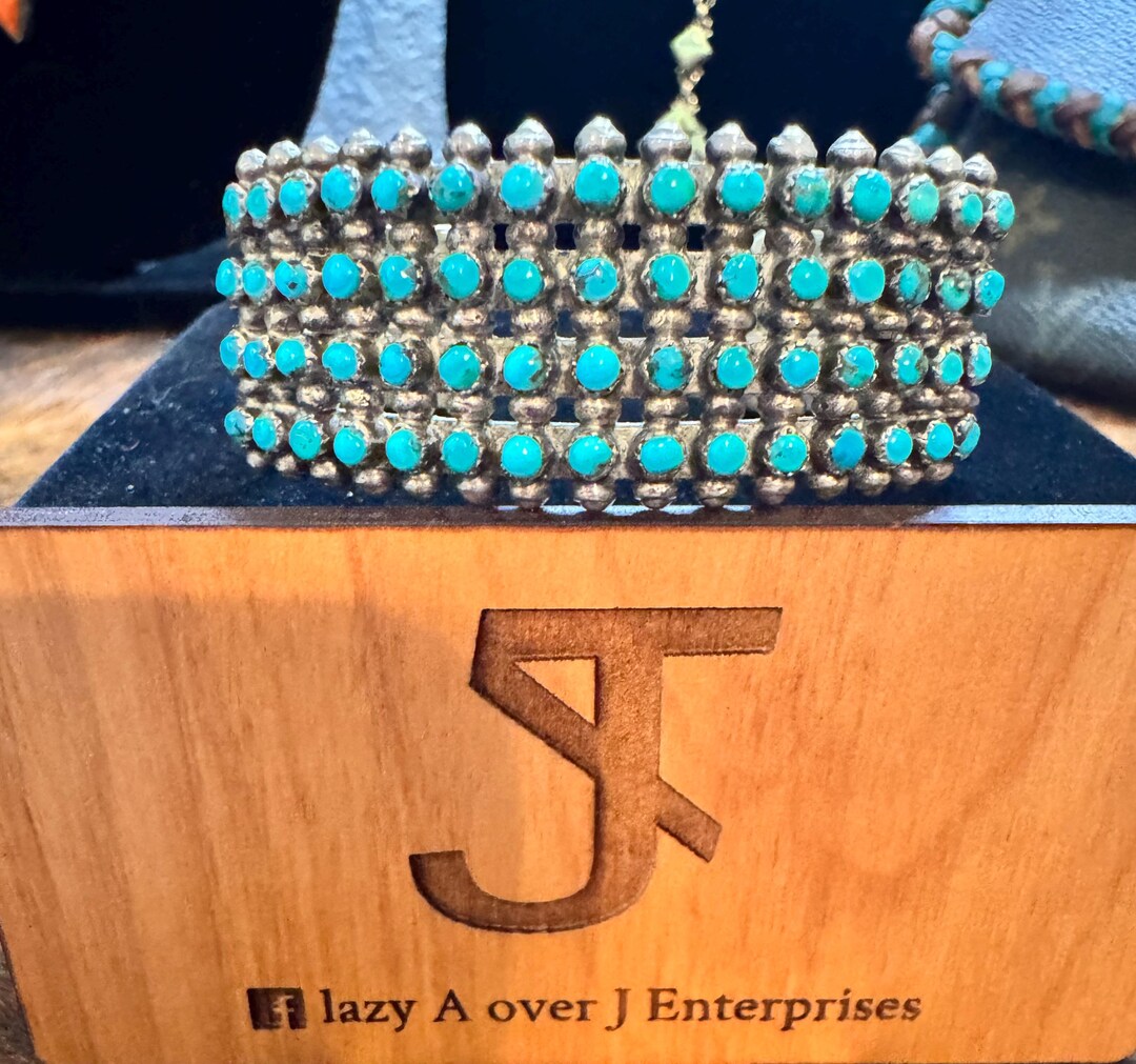 Turquoise Snake Eye Cuff - Etsy