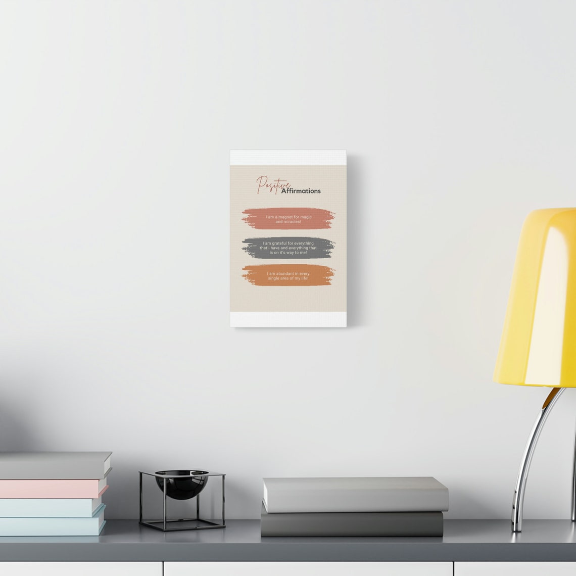 Positive Affirmation Canvas Art- Inspirational Art- Home Decor- Zen ...