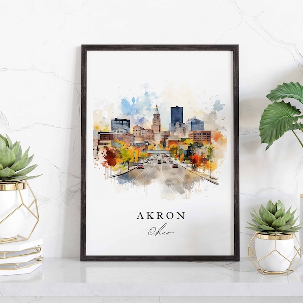 Akron Poster - Etsy
