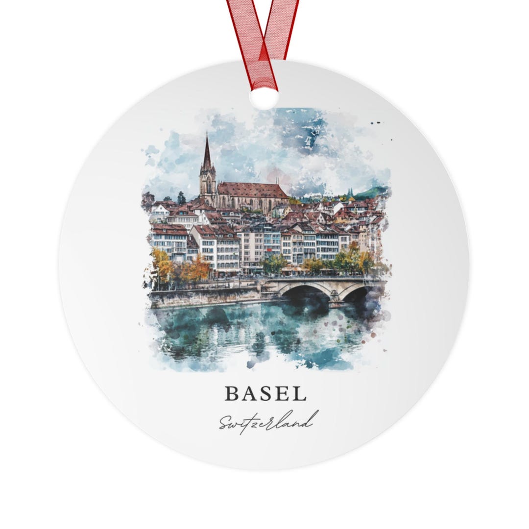 Basel Switzerland Ornament: Unique Basel Souvenir, Basel Xmas Decor ...