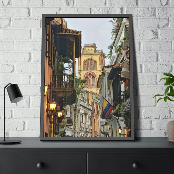 Framed Art Street Scene - Etsy