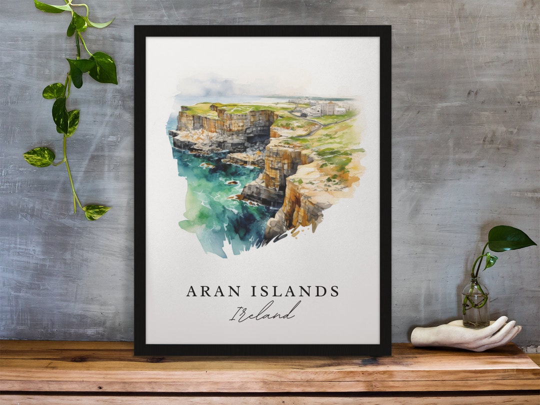 Aran Islands Traditional Travel Art Ireland, Aran Islands Poster ...