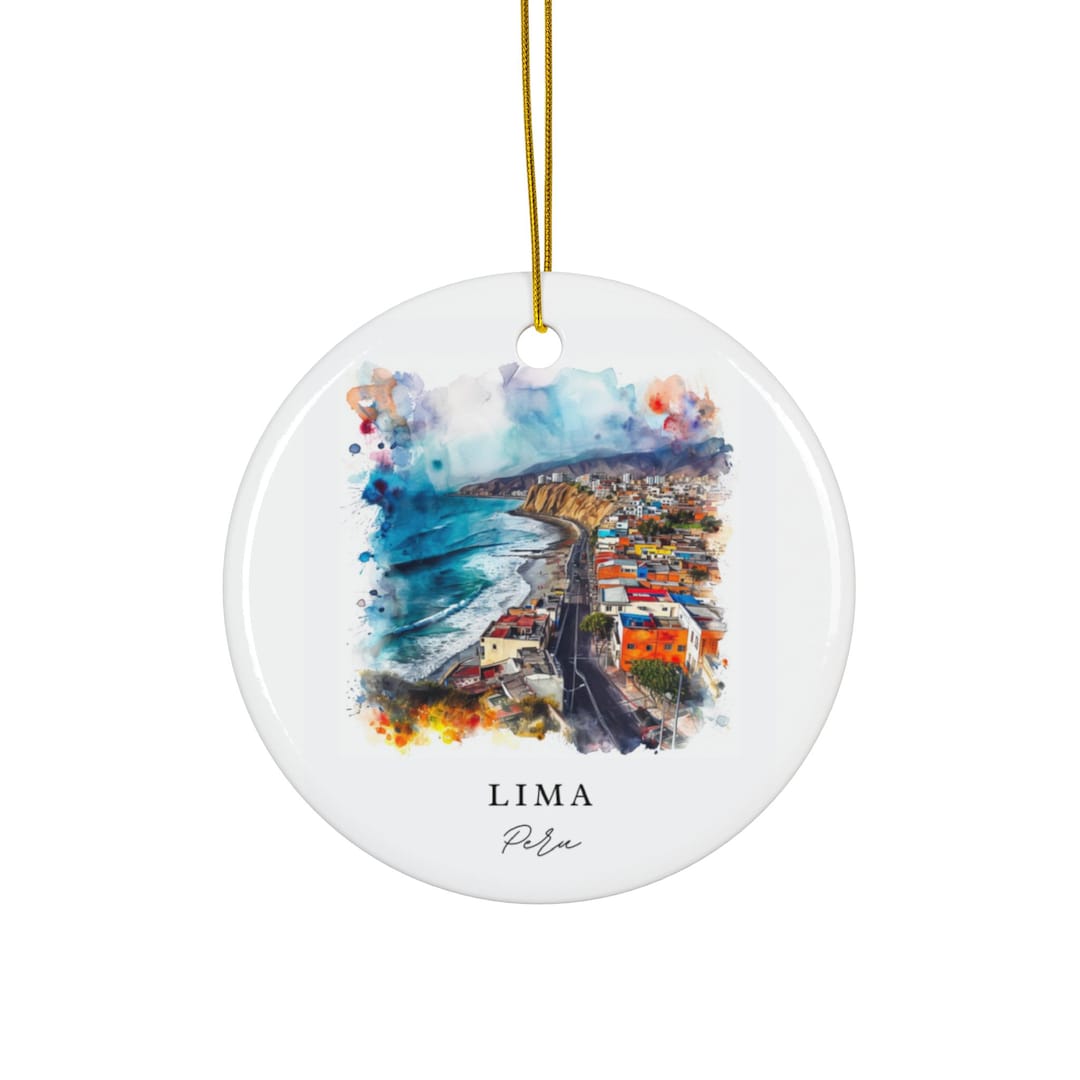 Lima Peru Ornament: Unique Lima Souvenir, Lima Peru Xmas Decor, and ...
