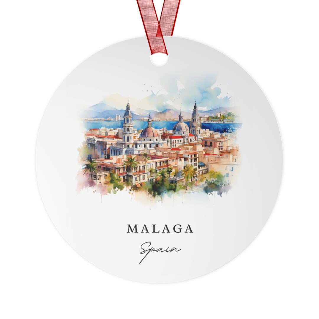 Malaga Spain Ornament: Unique Malaga Souvenir, Malaga Xmas Decor, and ...