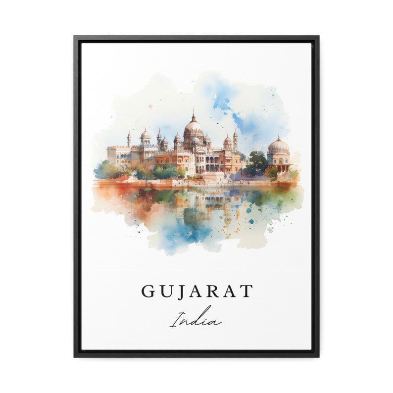 Gujarat Traditional Travel Art - India, Gujarat Poster Print, Wedding ...