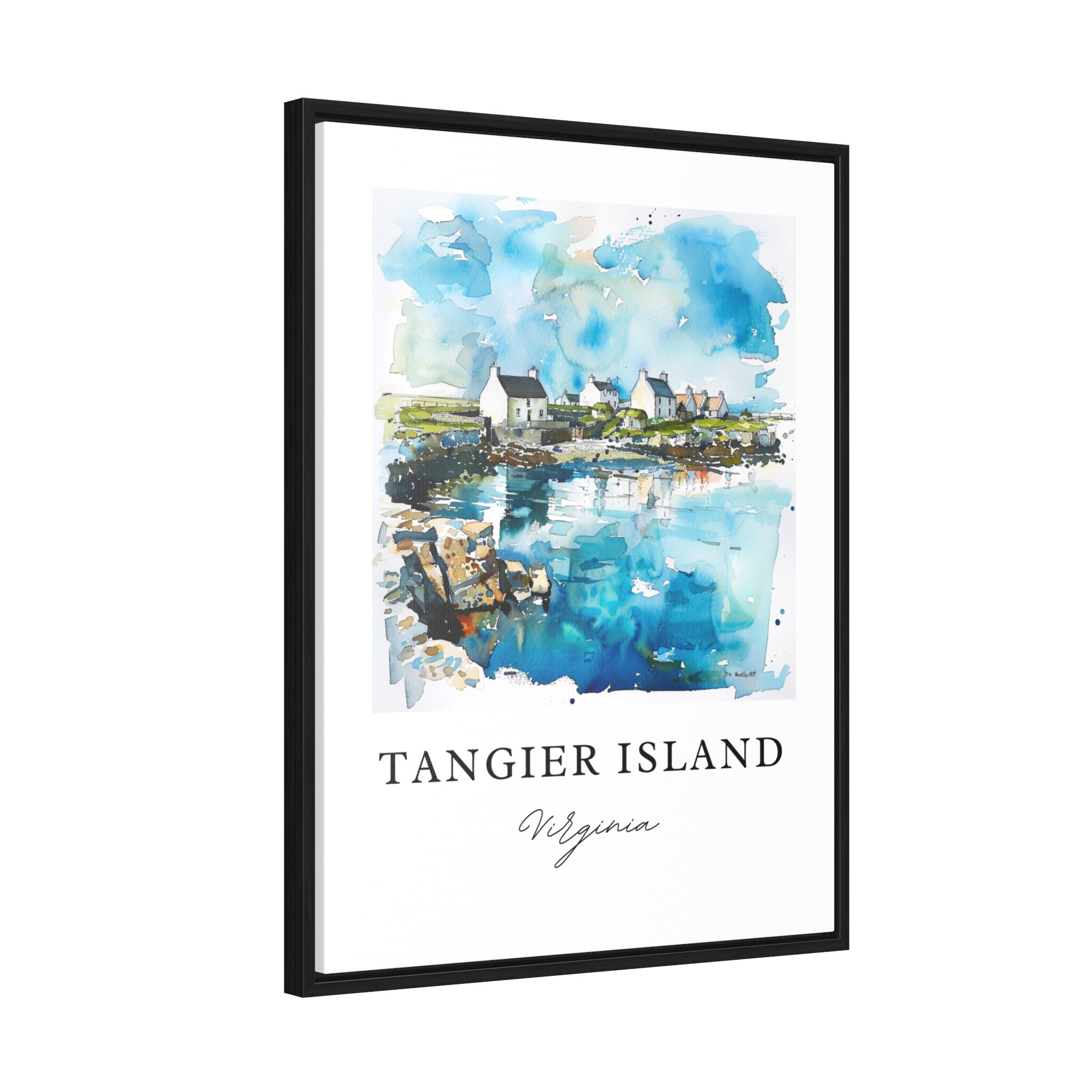 Tangier Island VA Art, Tangier Island Print, Tangier Island Watercolor ...