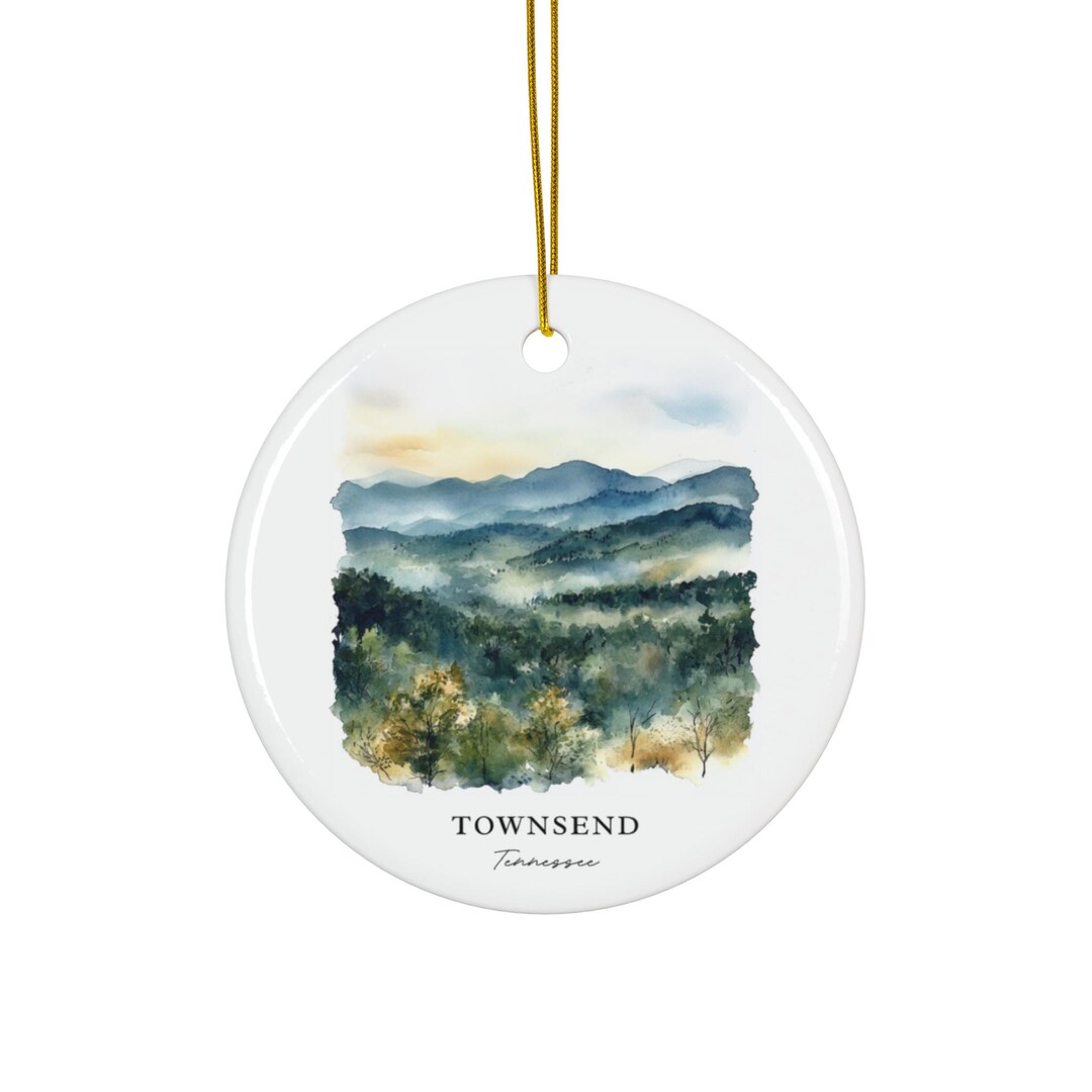Townsend TN Ornament: Unique Townsend Souvenir, Townsend Tennessee Xmas ...