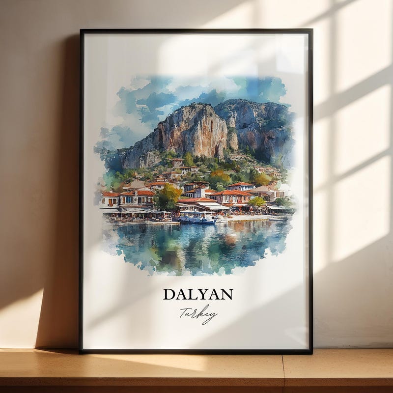 Turkey Dalyan Print - Etsy