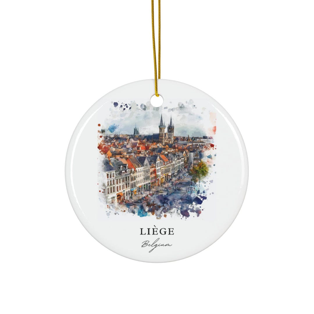 Liege Belgium Ornament: Unique Liege Souvenir, Liege Xmas Decor, and ...