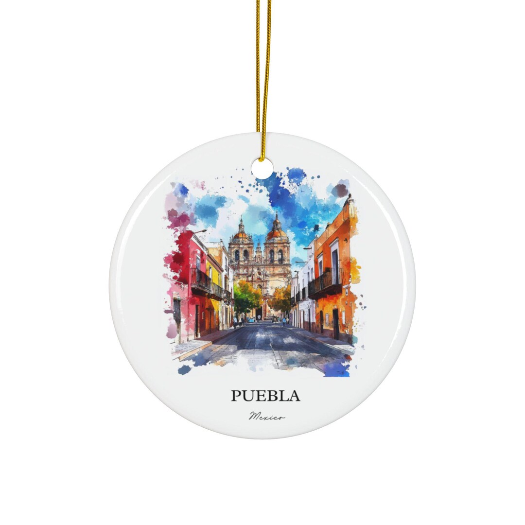 Puebla Mexico Ornament: Unique Puebla MX Souvenir, Puebla Xmas Decor ...