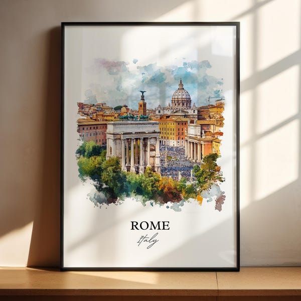 Rome Print - Etsy