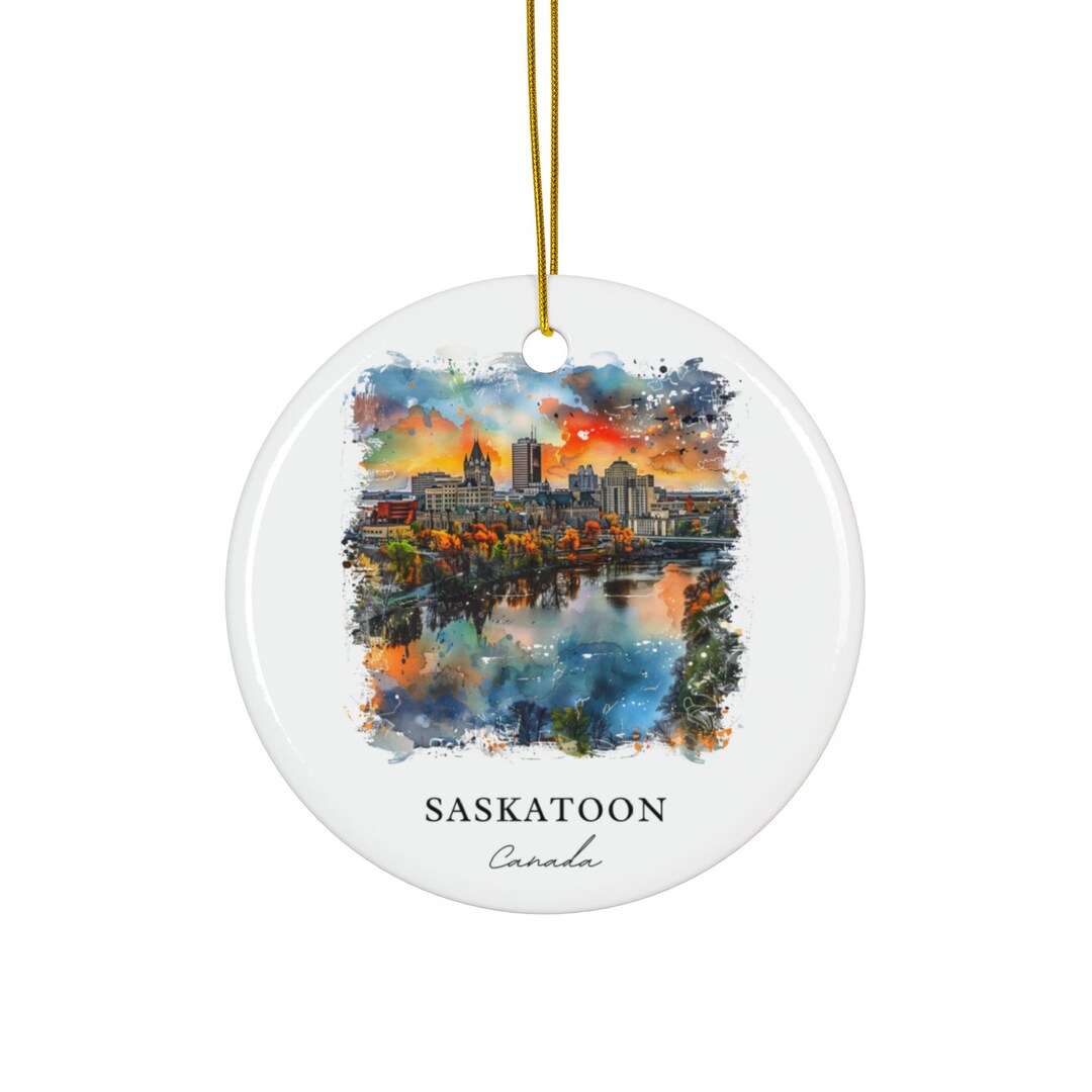 Saskatoon Canada Ornament: Unique Saskatoon Souvenir, Saskatoon Xmas ...