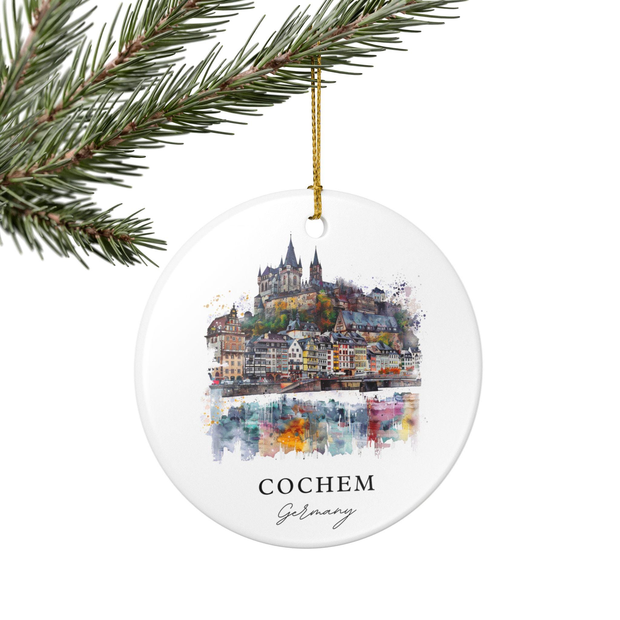 Cochem Germany Ornament: Unique Cochem Souvenir, Cochem Germany Xmas ...