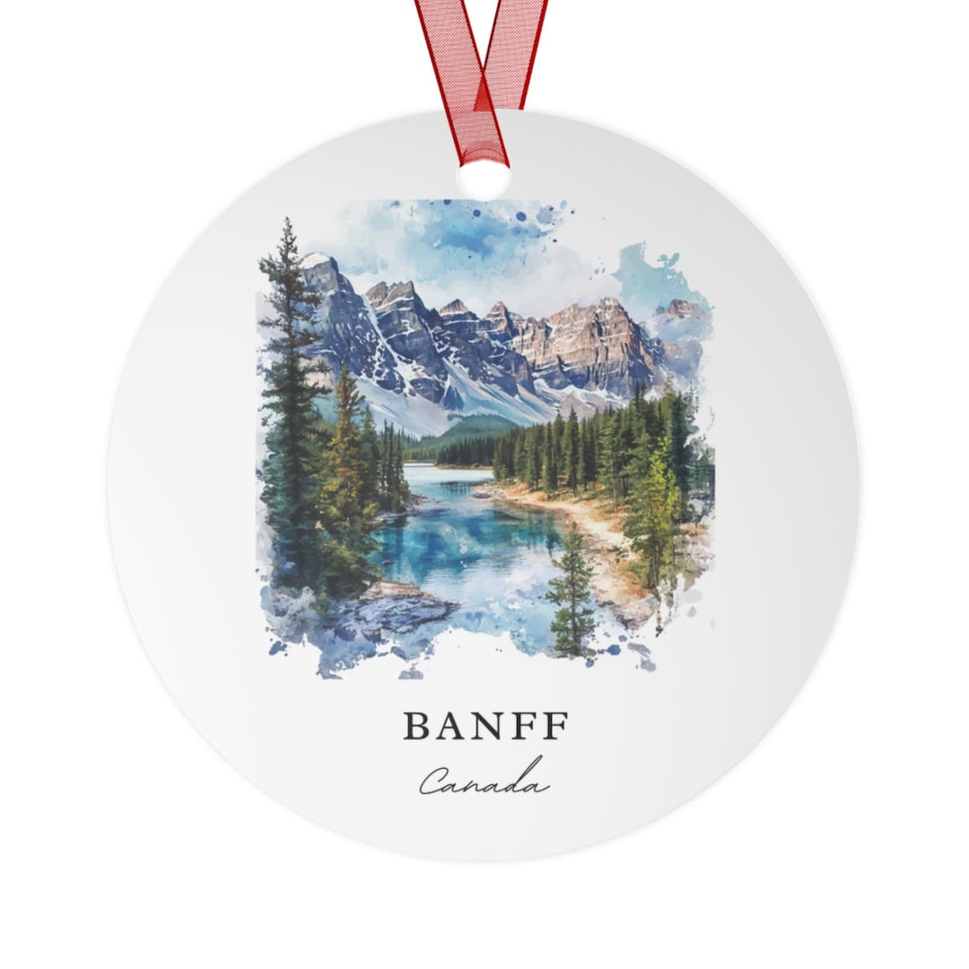 Banff Canada Ornament: Unique Banff Souvenir, Banff Xmas Decor, and ...