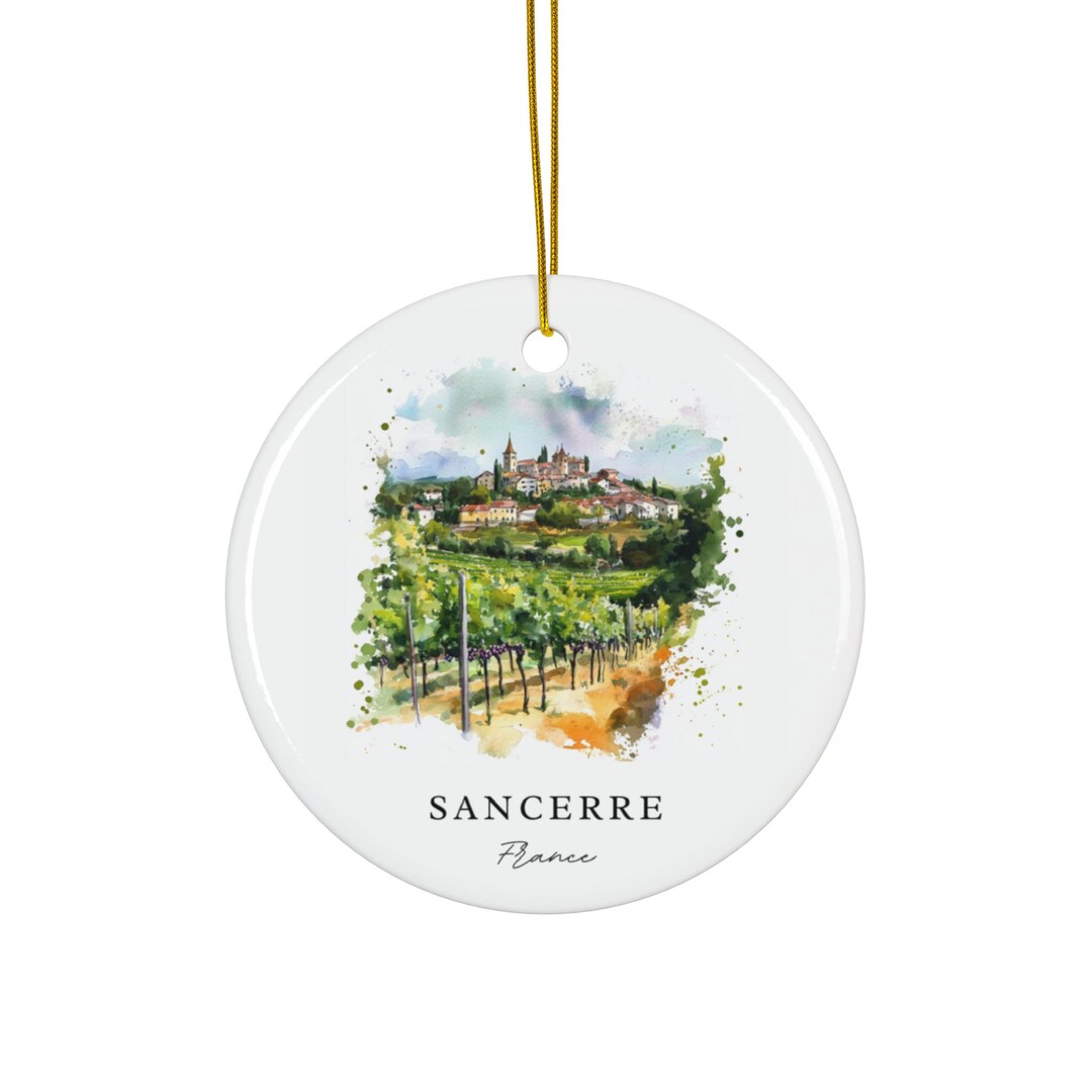 Sancerre France Ornament: Unique Sancerre Souvenir, Sancerre Decor, and ...