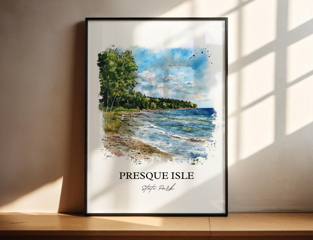 Presque Isle Wall Art, Millcreek PA Print, Lake Erie PA Art, Presque ...