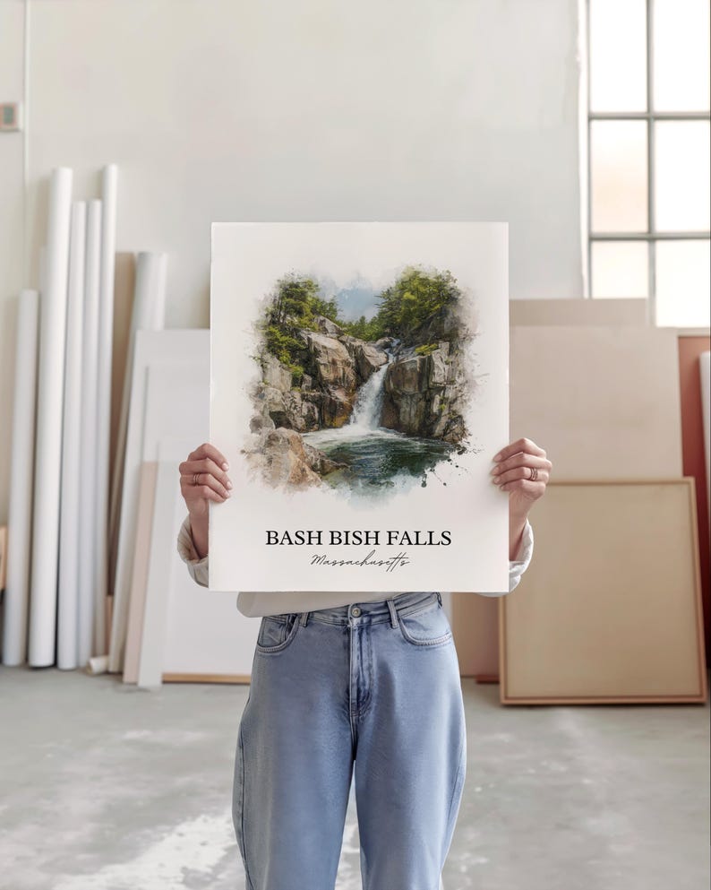 Bash Bish Falls Wall Art, Taconic Mountains Print, Massachusetts Art ...