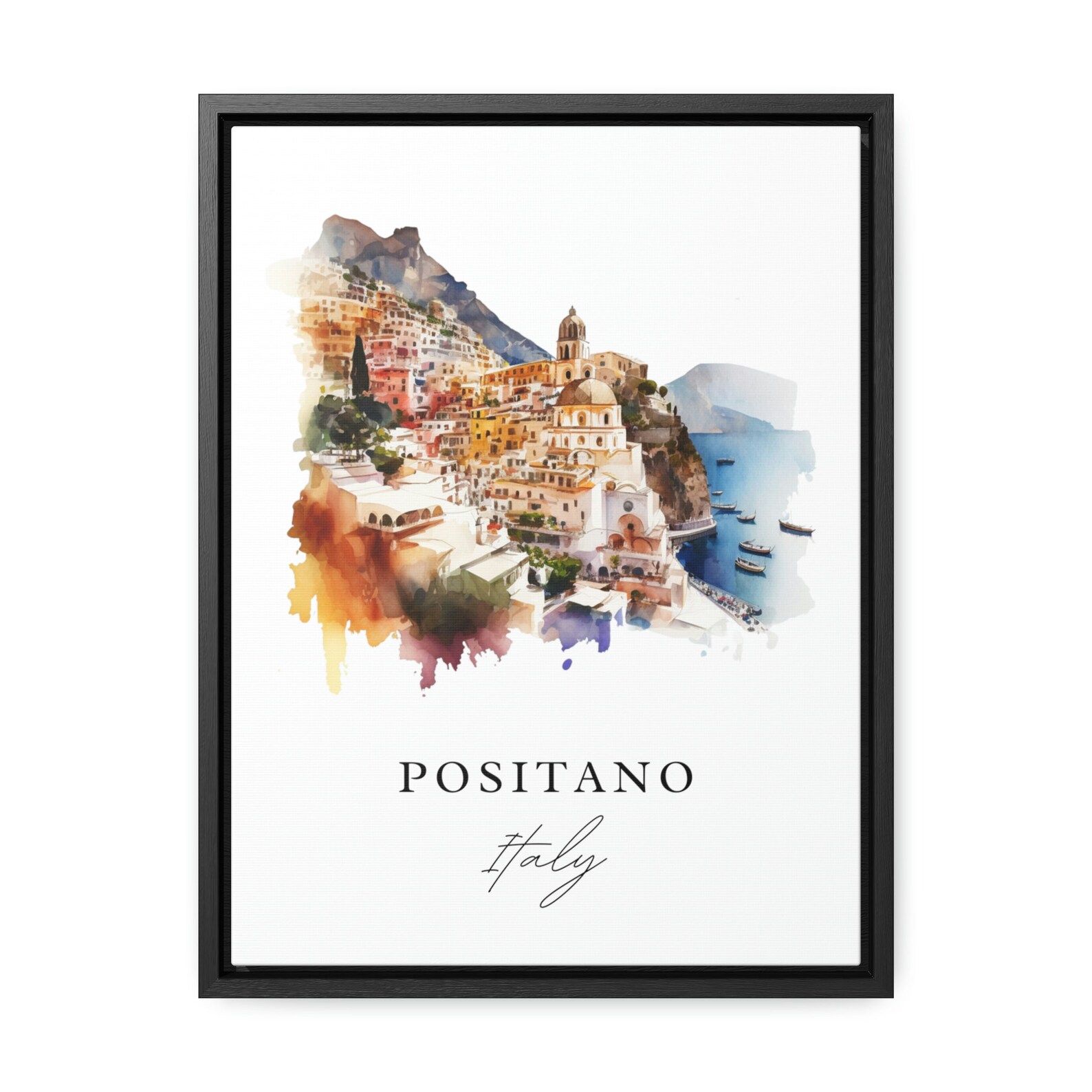 Positano Italy Wall Art - Italy, Positano Poster, Positano Italia ...