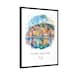 Elba Island Wall Art, Elba Island Print, Tyrrhenian Sea Watercolor ...