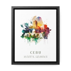 Cebu Philippines Wall Art - Philippines, Cebu Poster, Cebu Wedding Gift ...