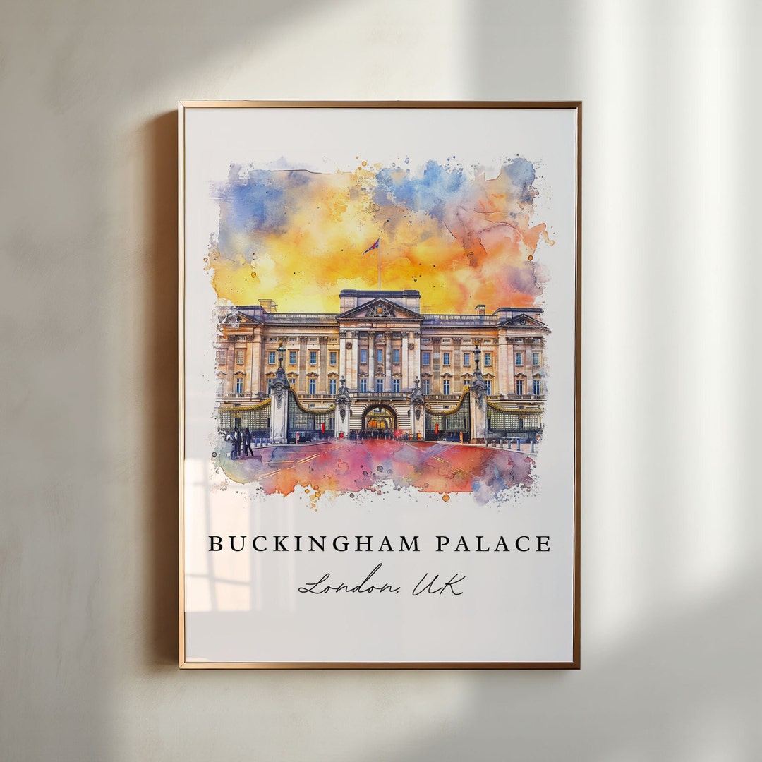 Buckingham Palace London Art UK, Buckingham Palace Print, London ...