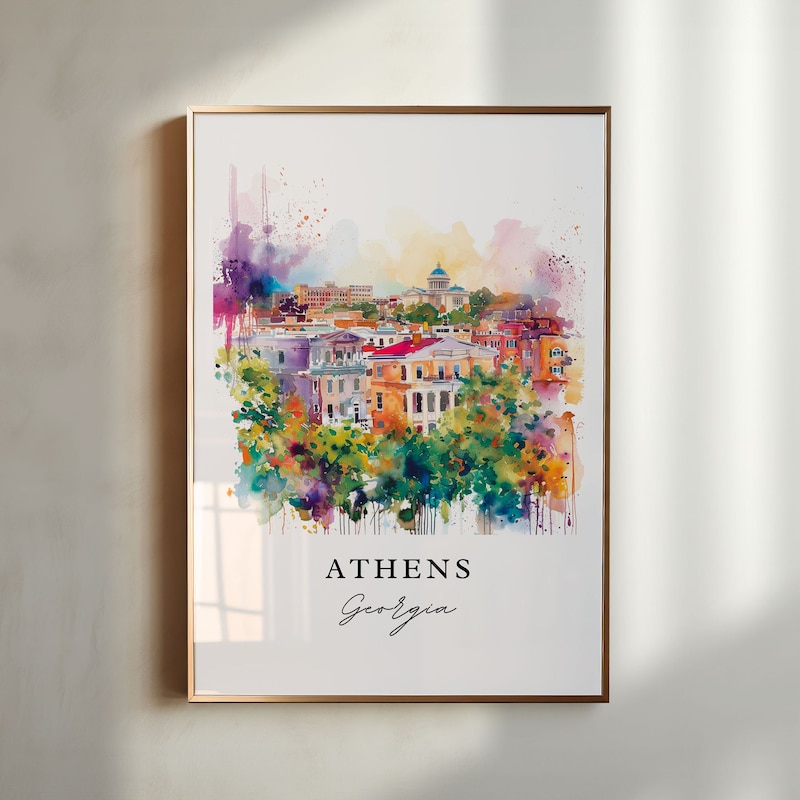 Athens Ga Print - Etsy