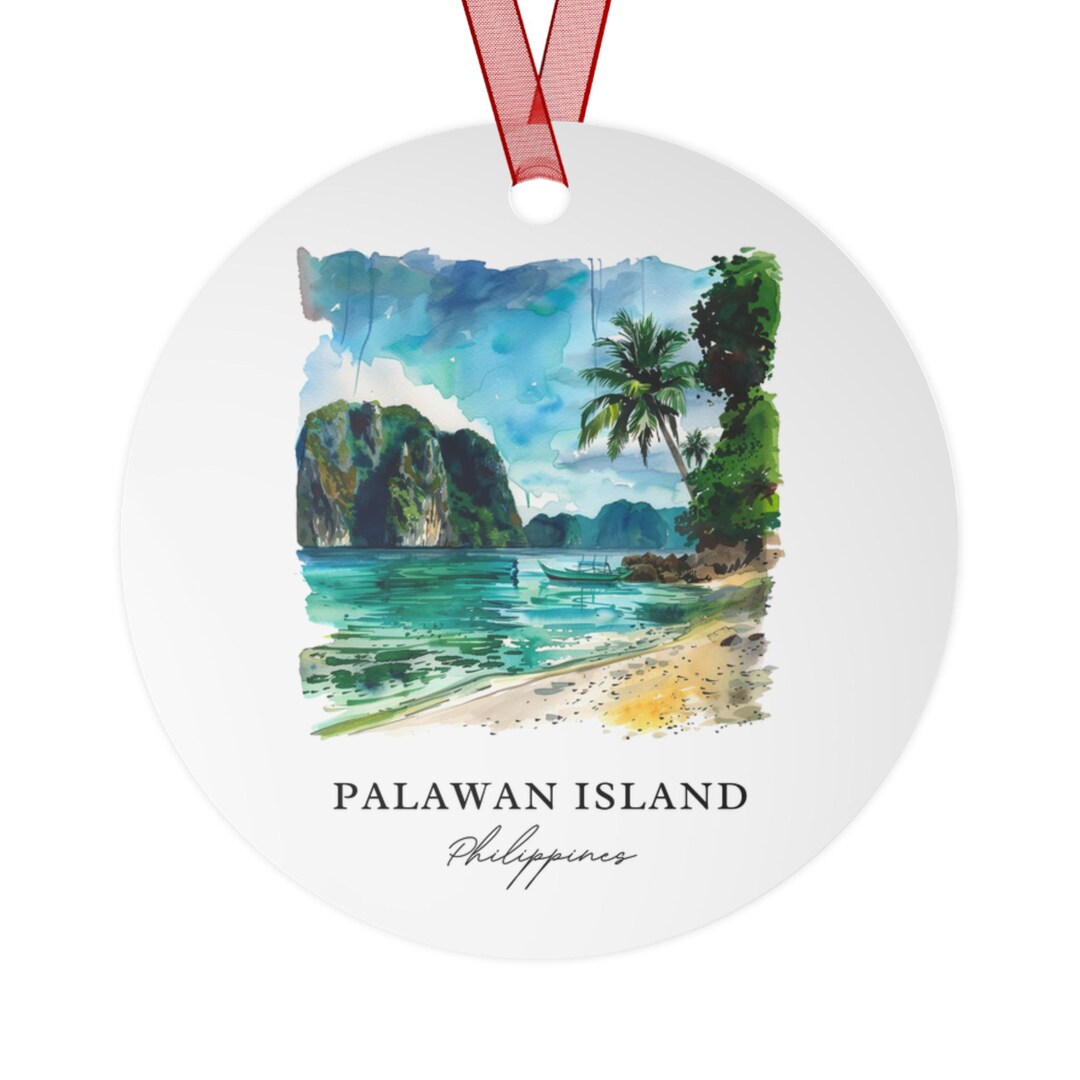 Palawan Island Ornament: Unique Palawan Souvenir, Palawan Island Xmas ...