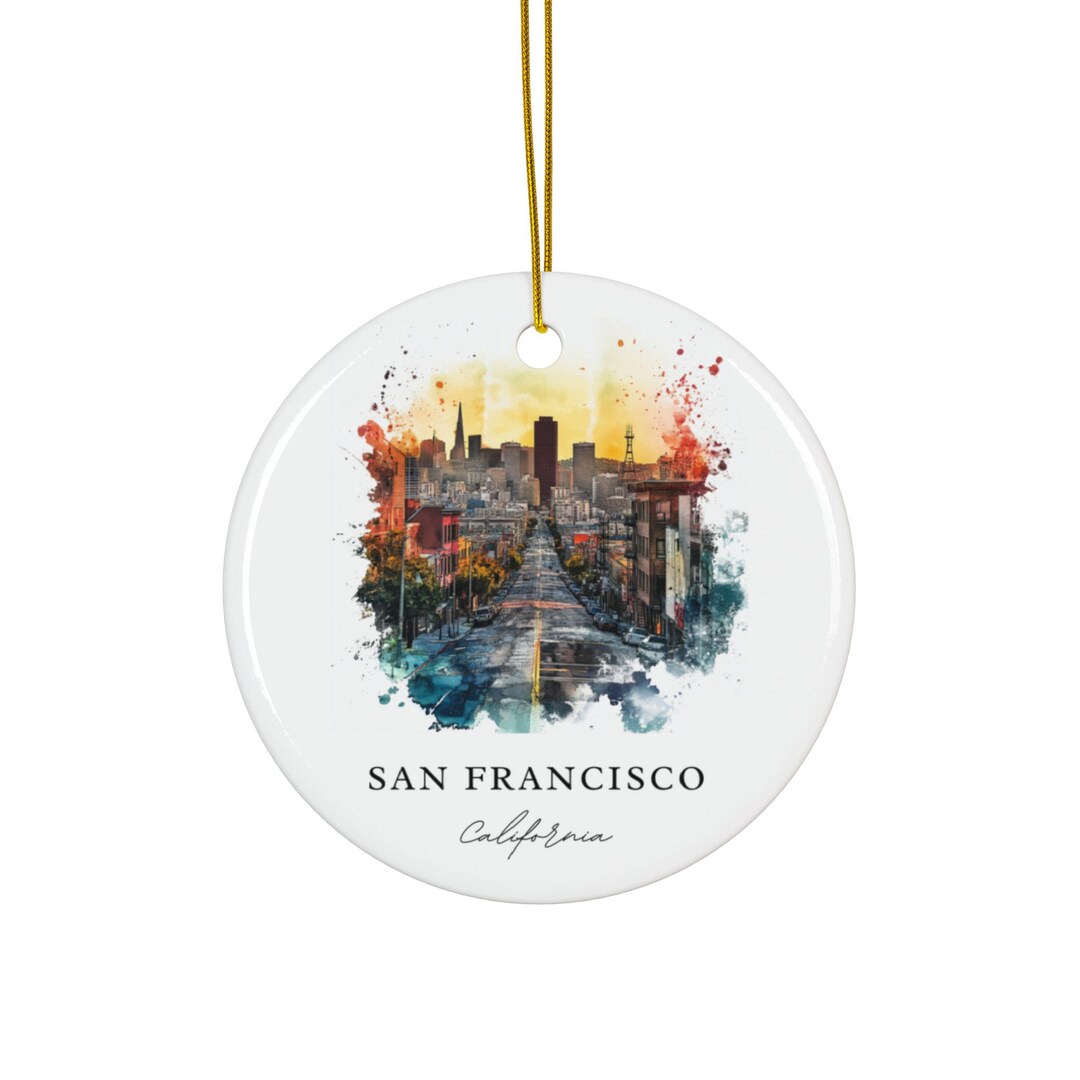 San Francisco Ornament: Unique San Fran Souvenir, San Fran Decor, and ...
