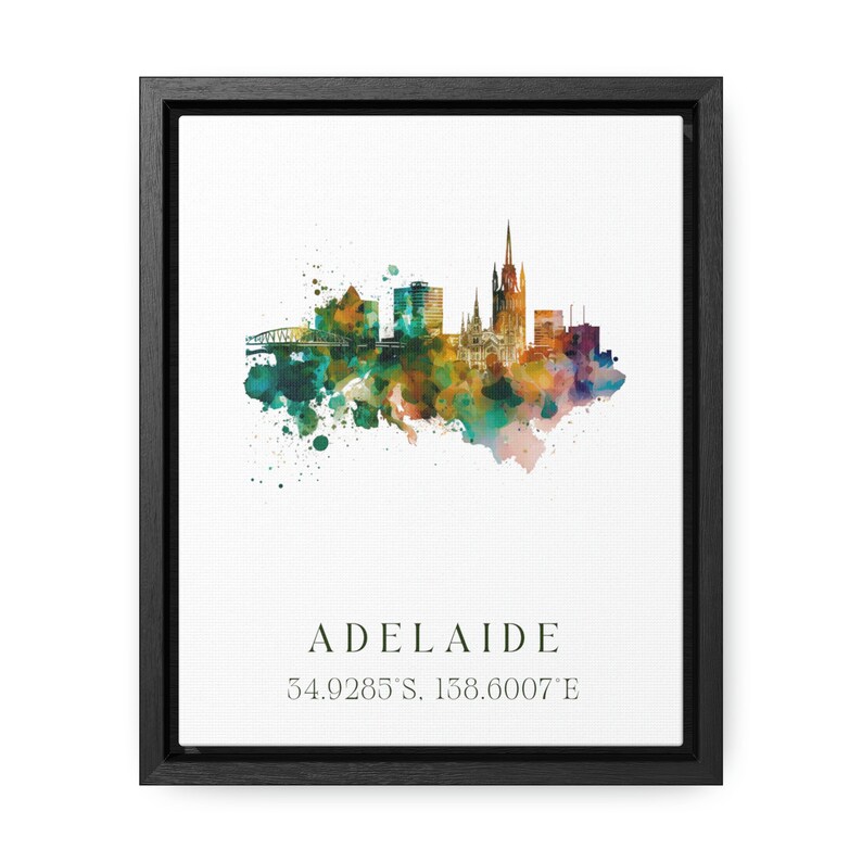Adelaide Skyline Art Print – Modern Australia Wall Decor - Etsy Australia