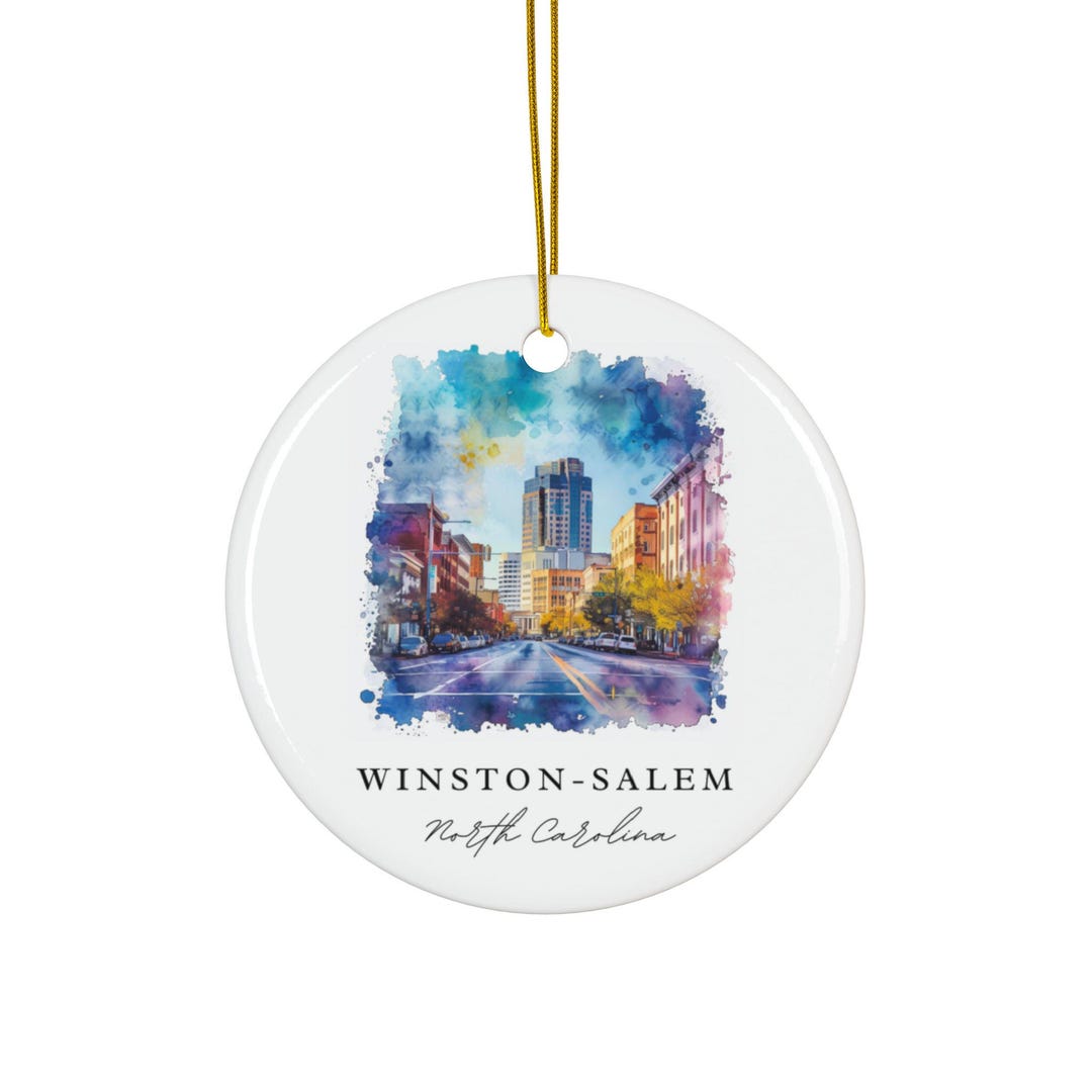 Winston-salem Ornament: Winston-salem Souvenir, Winston NC Decor, and ...