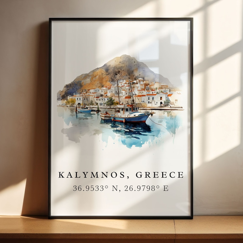 Kalymnos Wall Art Print - Etsy