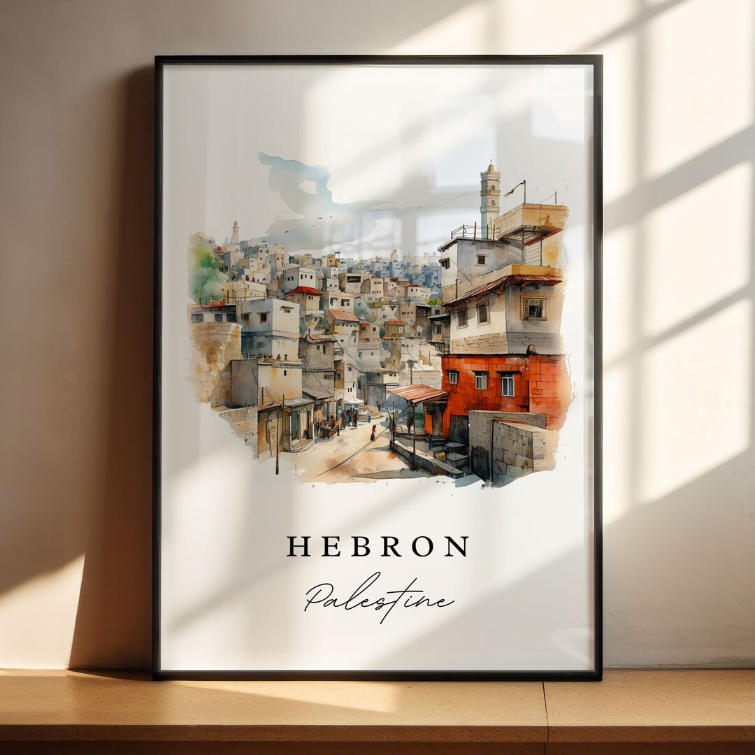 Hebron Palestine Wall Art - Palestine, Hebron Poster Print, Wedding ...