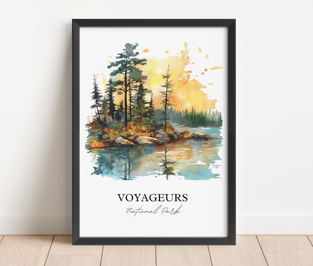 Voyageurs National Park Wall Art, International Falls Print, MN ...