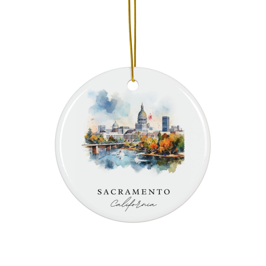Sacramento CA Ornament: Unique Sacramento Souvenir, Sacramento Decor ...