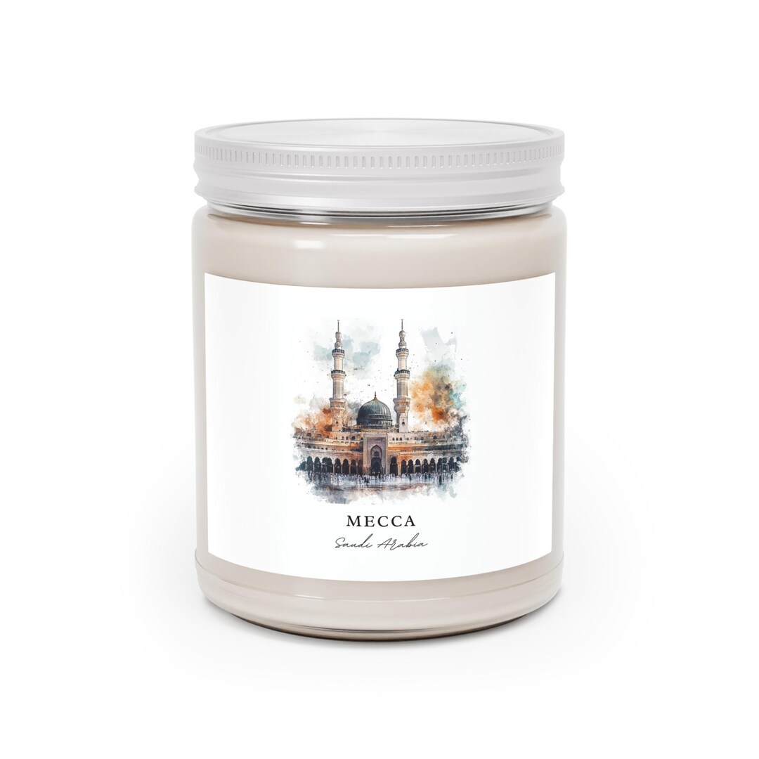 Mecca, Saudi Arabia Scented Soy Candle, 4 Oz or 9 Oz Sizing - Etsy
