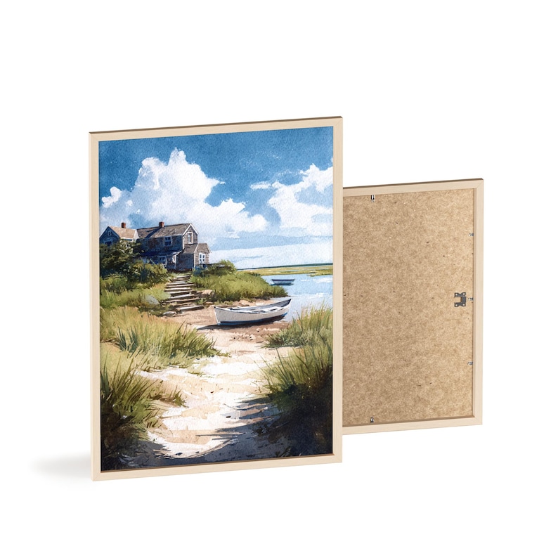 Cape Cod Watercolor Art Cape Cod Travel Print Cape Cod Massachusetts ...