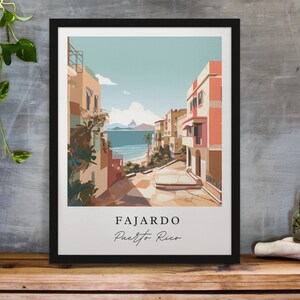 Fajardo Wall Art - Puerto Rico, Fajardo PR Poster, Fajardo Wedding Gift ...